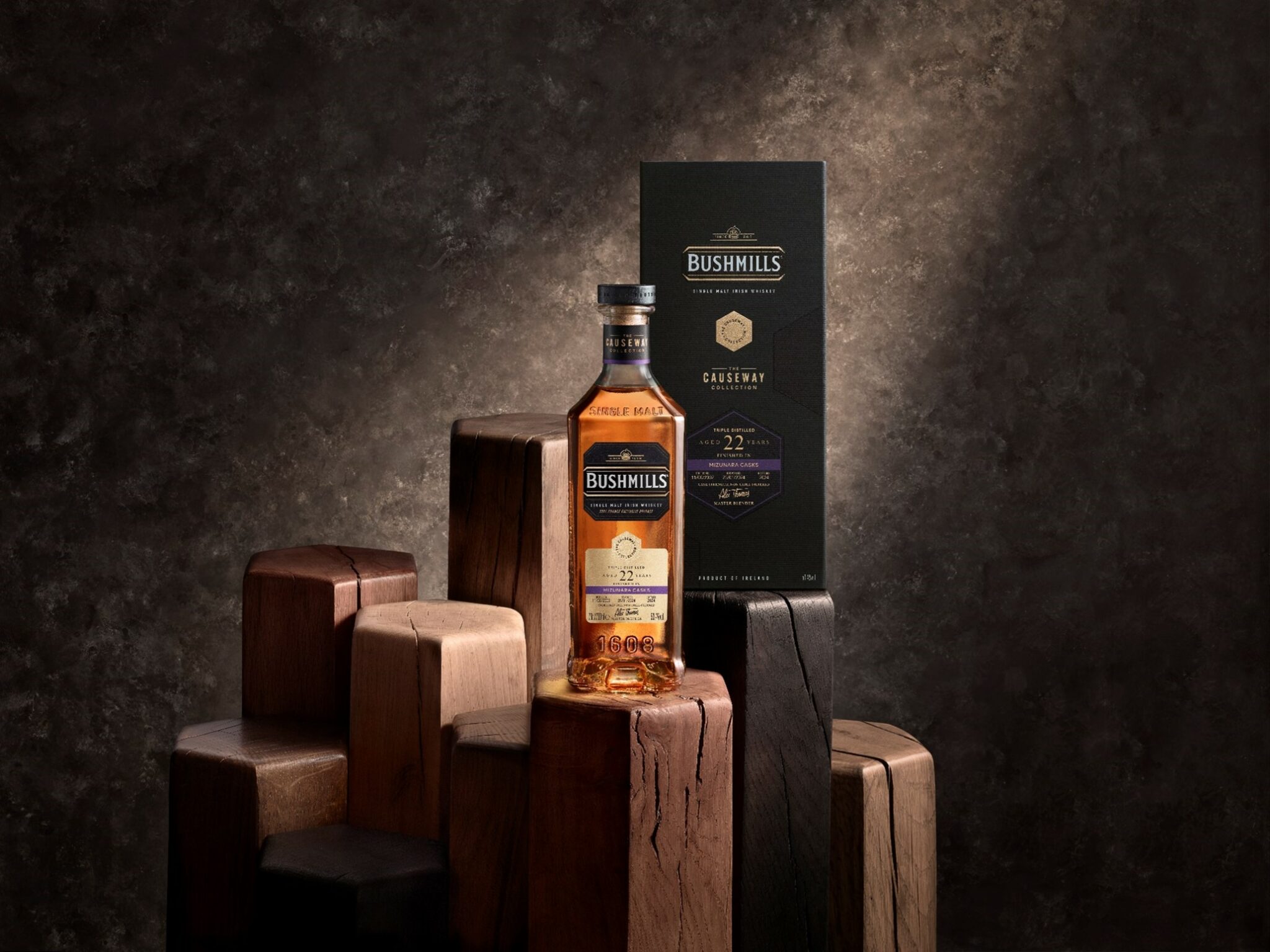 Bushmills dévoile son whiskey 22 ans d'âge Mizunara Cask